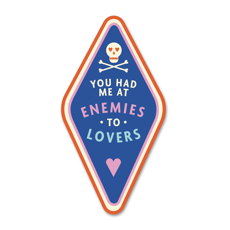 Enemies to Lovers - Premium Sticker - Etsy