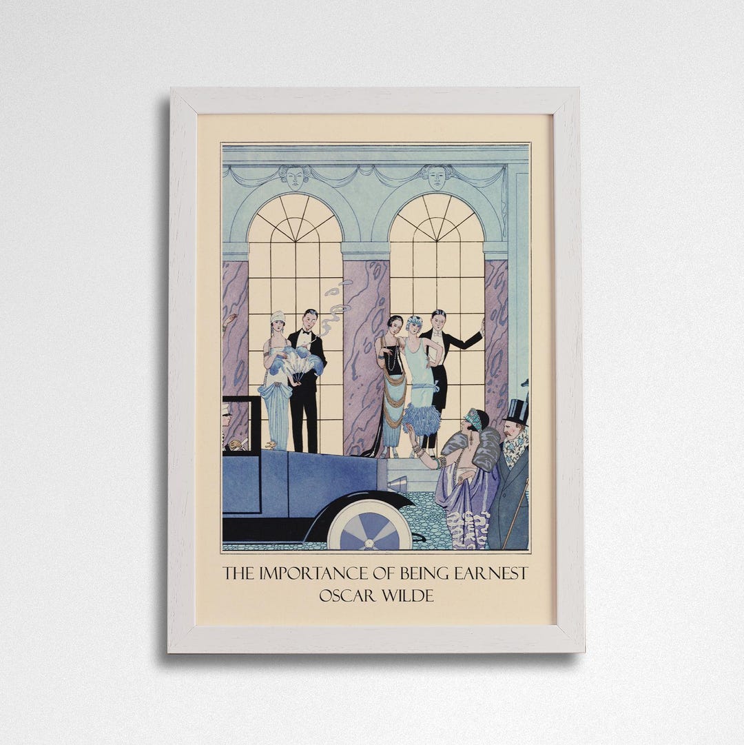 The Importance of Being Earnest - Classic Literature Art Poster Prints ...