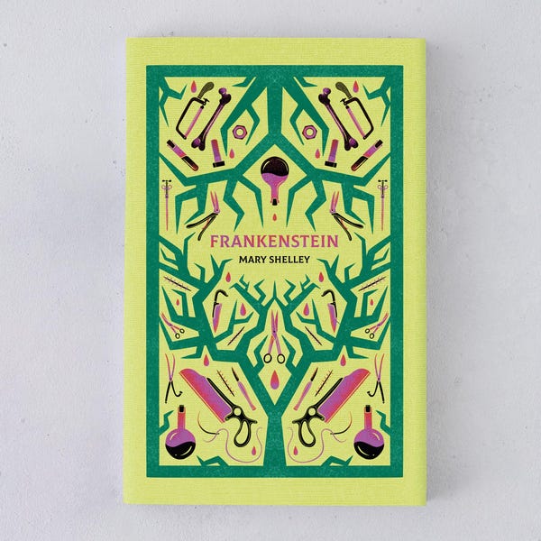 Frankenstein Book Cover - Etsy