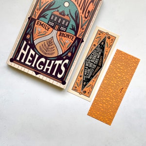 Wuthering Heights Bookmark - "she Burned Too Brightly for This World ...