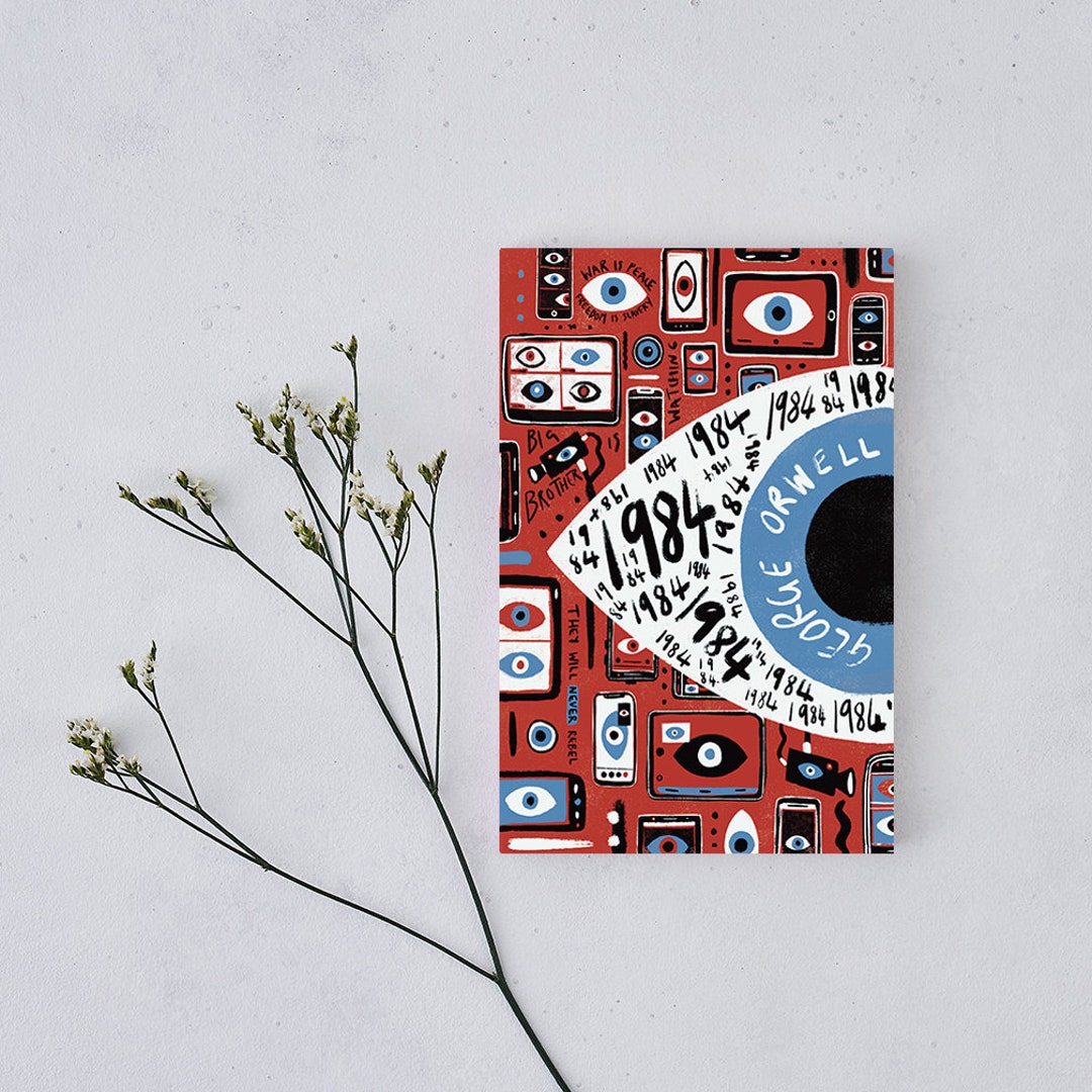 1984 George Orwell Classic Books Beautiful Book Cover Reader Gift - Etsy
