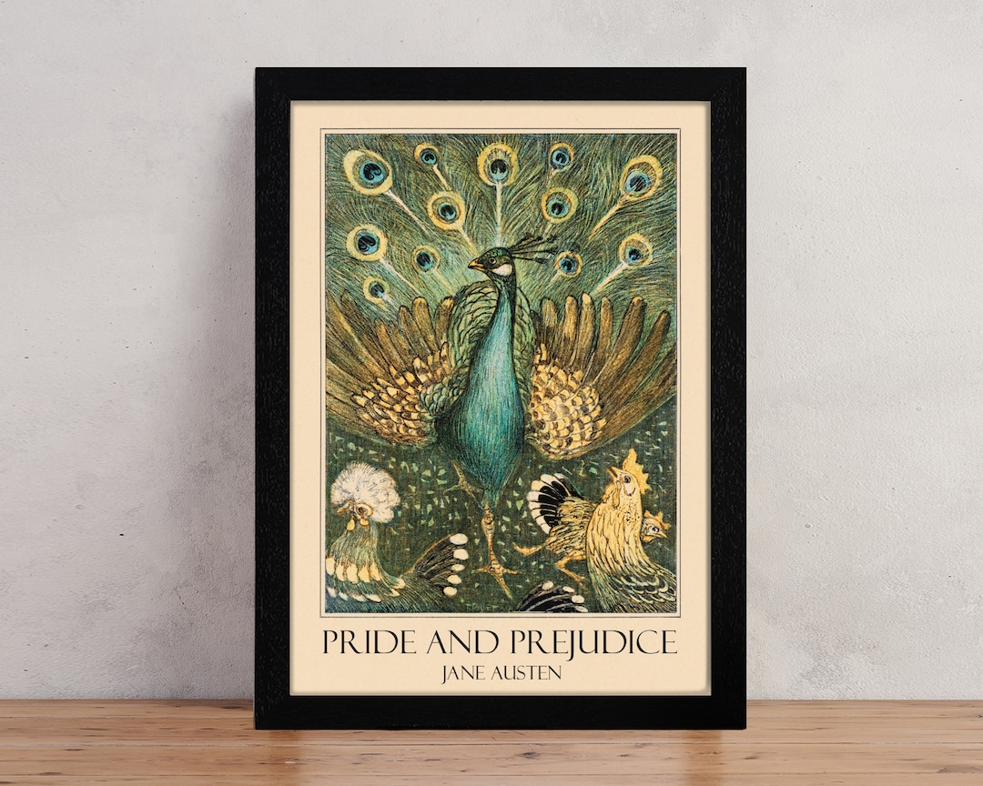 Classic Literature Art Poster Prints Gallery Style Print Literary Wall ...