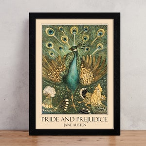 Classic Literature Art Poster Prints Gallery Style Print Literary Wall ...