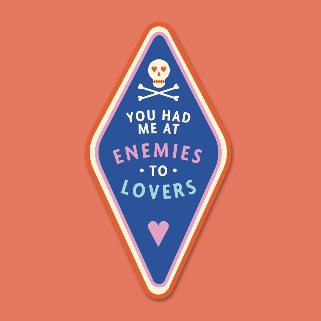 Enemies to Lovers Large Premium Sticker - Etsy