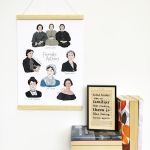 Poster Art Female Authors | Etsy