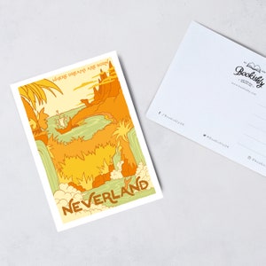 Fictional Travel Postcard Set | Literary Vintage Childhood Novels ...
