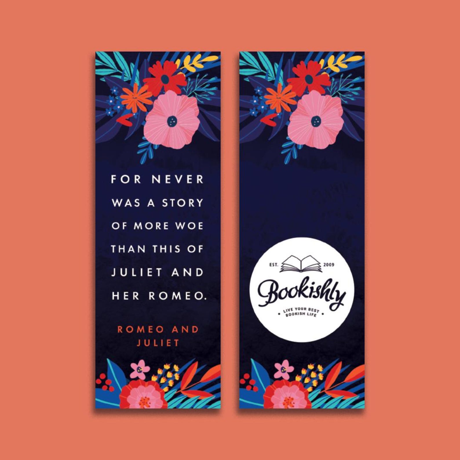 Romeo and Juliet Bookmark - "never Was a Story" - Etsy