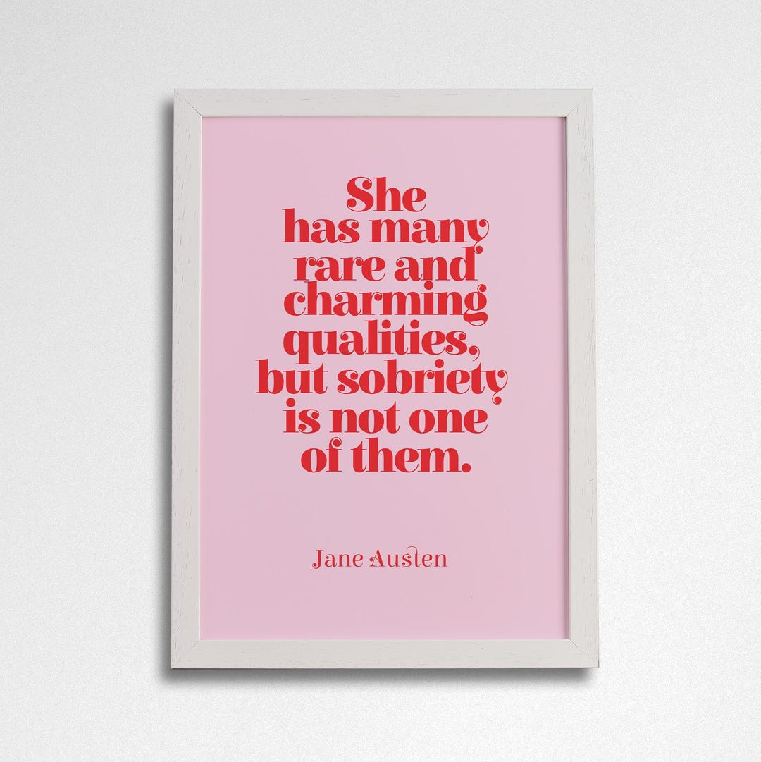 Rare and Charming Qualities - Poster Art - Empowering Print - Etsy