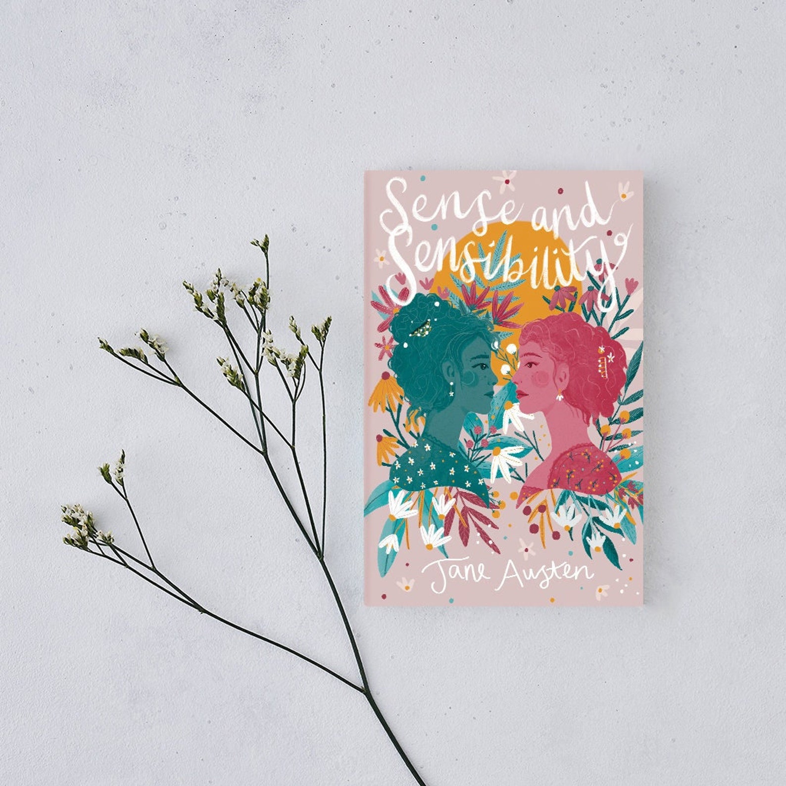 Sense and Sensibility - Jane Austen (pink Floral) Book - Etsy