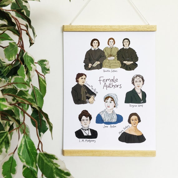 Poster Art Female Authors - Etsy