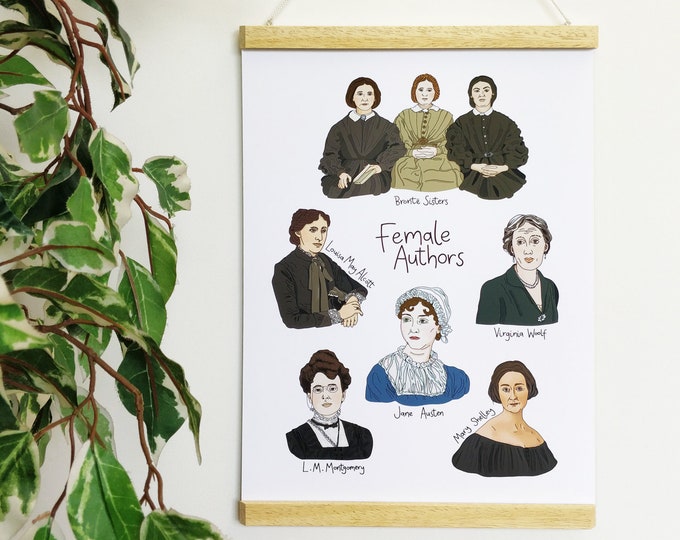 Poster Art - Female Authors - Etsy