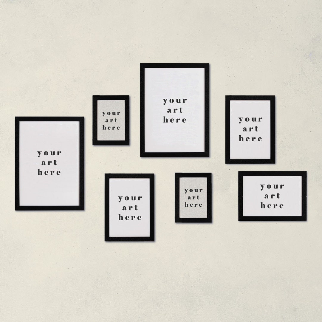 Gallery Wall Frame Set - Ready to Hang Gallery Wall Frame Collection ...