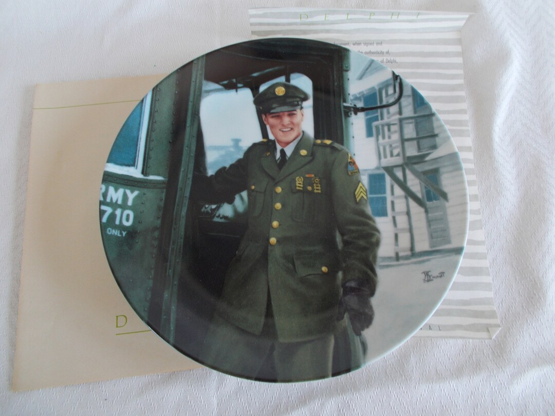 Vintage 1989 Elvis Presley Home Coming Plate 11109C - Etsy