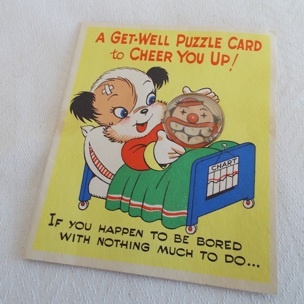 Puzzle Get Well Card - Etsy