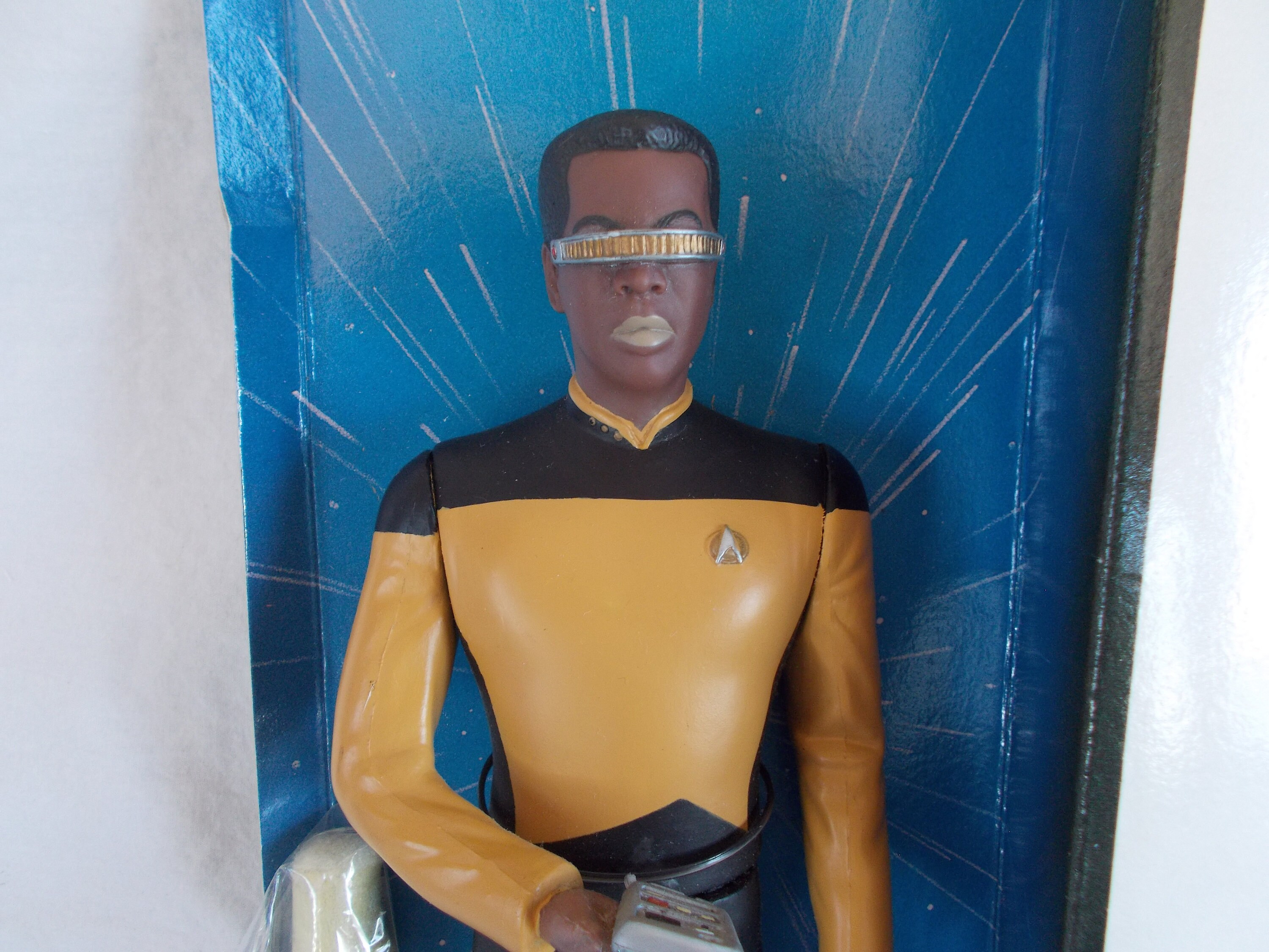 Vintage Star Trek LT. Commander Geordi LA Forge Doll | Etsy