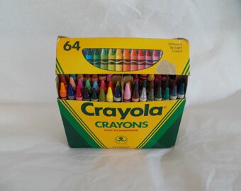 Vintage 40th Birthday Crayola Crayons 64 Box Limited Edition - Etsy