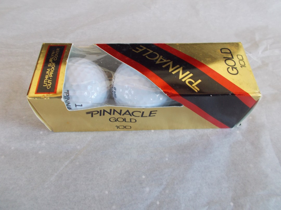 Vintage 3 Pinnacle Gold 100 Golf Balls - Etsy