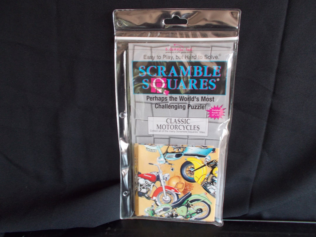 Vintage 2000 Classic Motorcycles Scramble Squares New in Package - Etsy