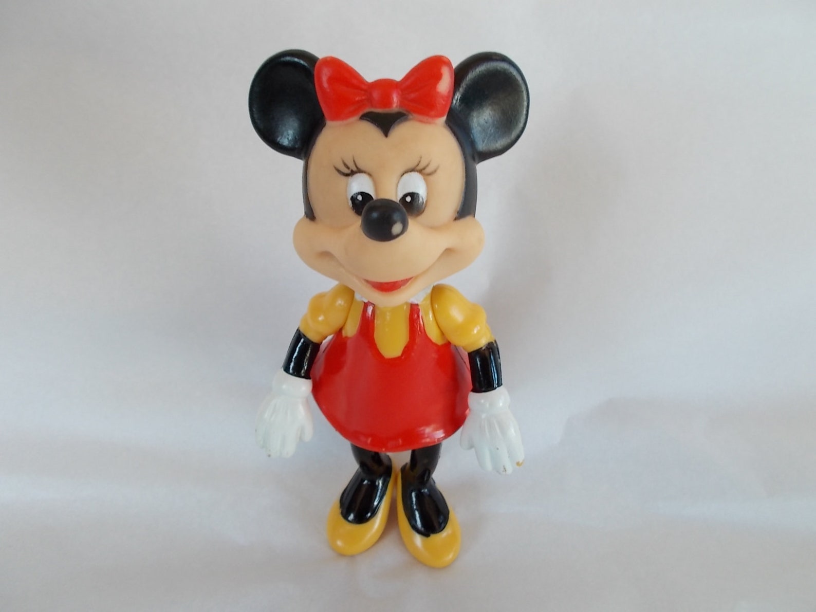 Vintage Minnie Mouse Plastic Doll Toy | Etsy