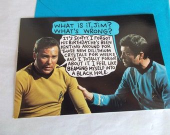 Star Trek Birthday Card - Etsy