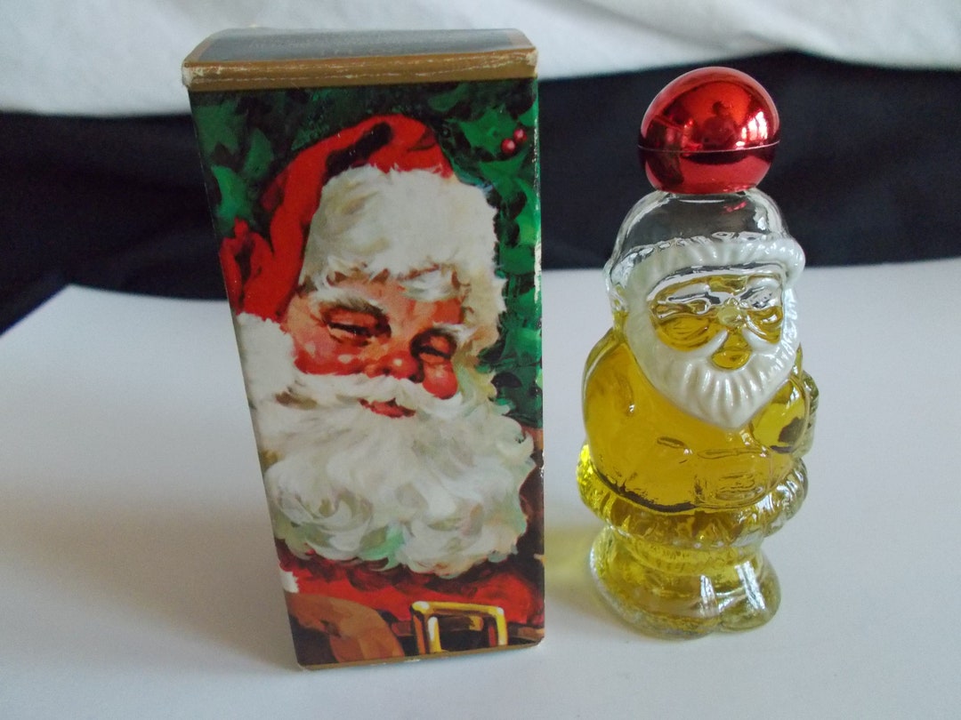 Vintage Used Avon Jolly Santa Topaze Cologne - Etsy