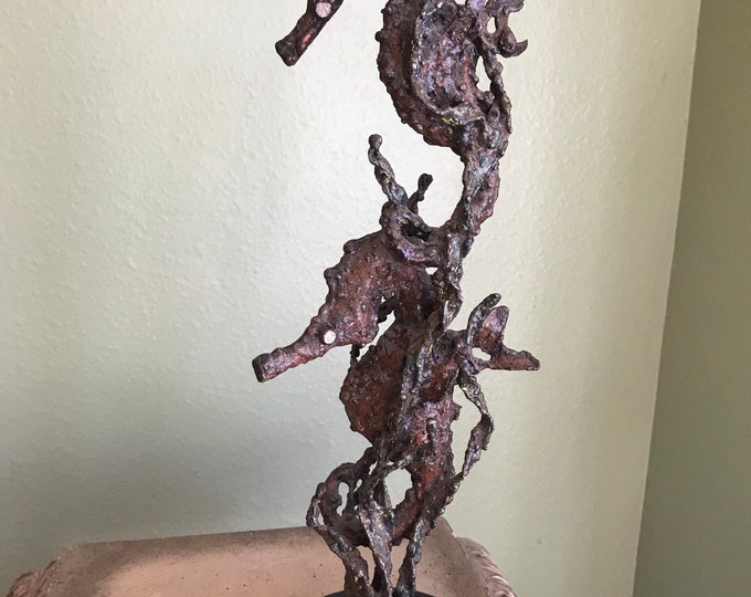 Sea Horse Brutalist Sculpture by Mike Bucha RESERVED FOR DON - Etsy