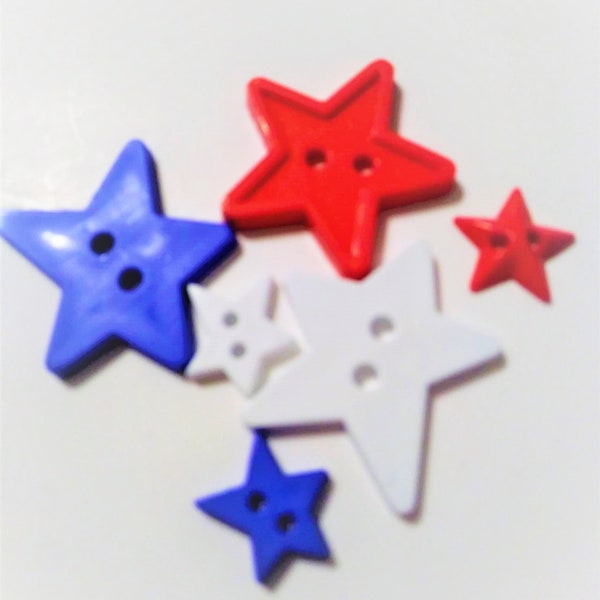 Star Shaped Buttons - Etsy