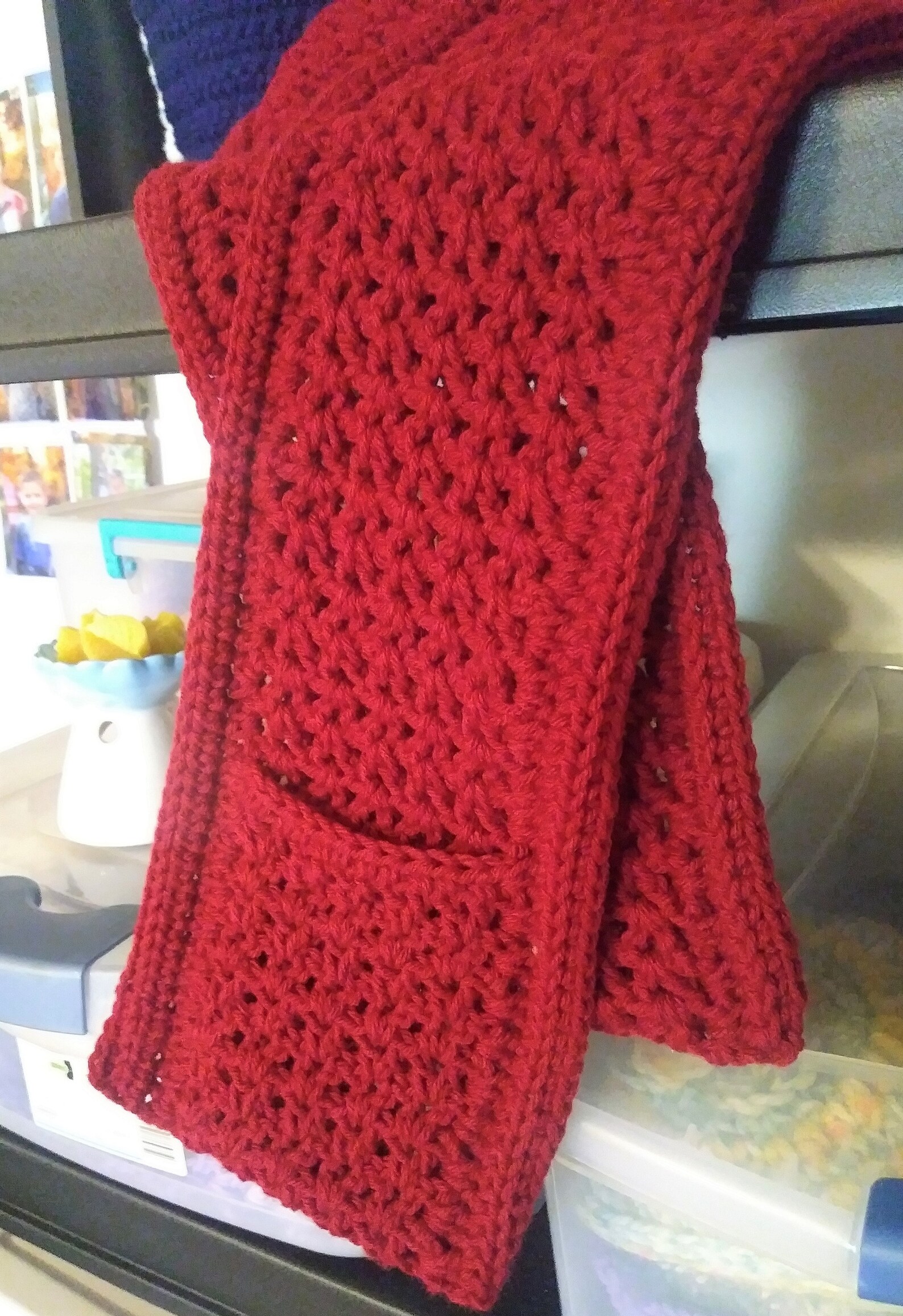 Pocket Scarf Warm Scarf Ladies Scarf Scarf With Pocket - Etsy