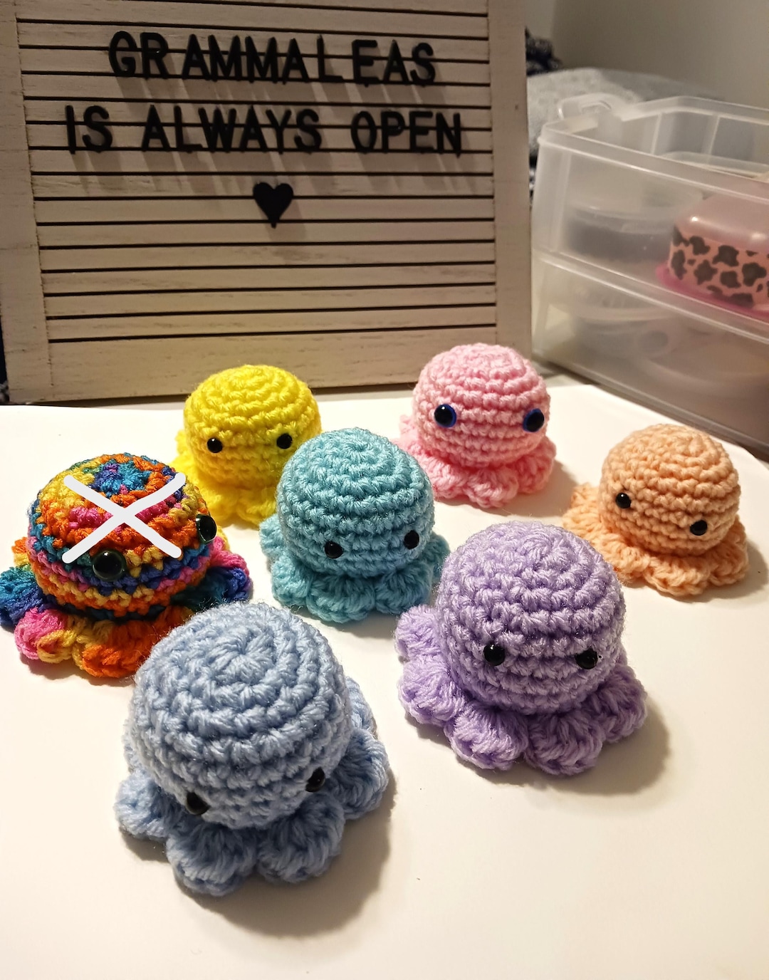 Octo Plushie, Mini Octopus, Crochet Octopus, Pocket Plushie, Octopus ...