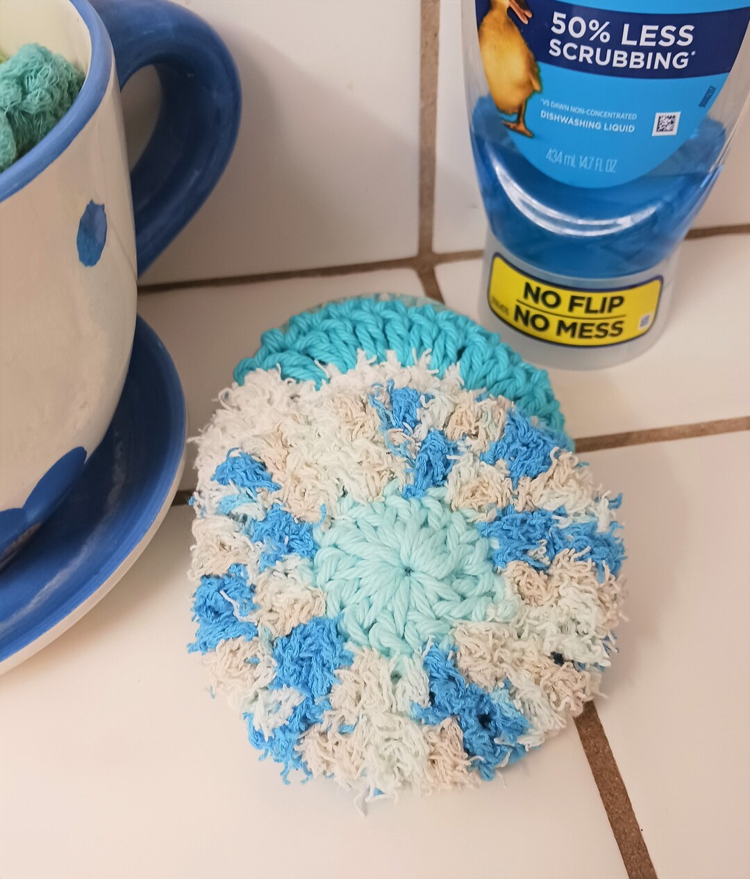 Cotton Dish Scrubby, Set of 2, Crochet , Eco Friendly , Dish Rag ...