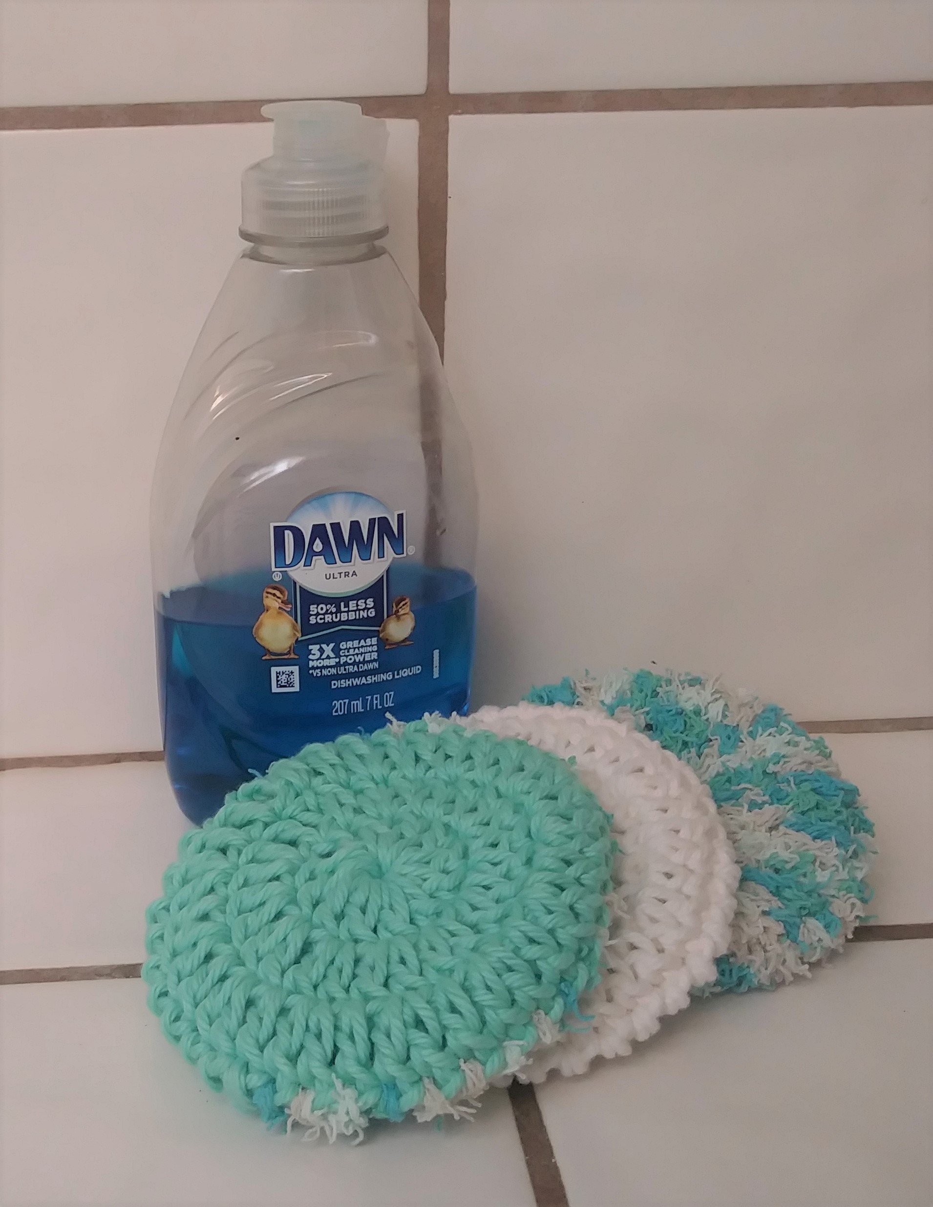 Cotton Dish Scrubby Set of 2 Crochet Eco Friendly Dish | Etsy