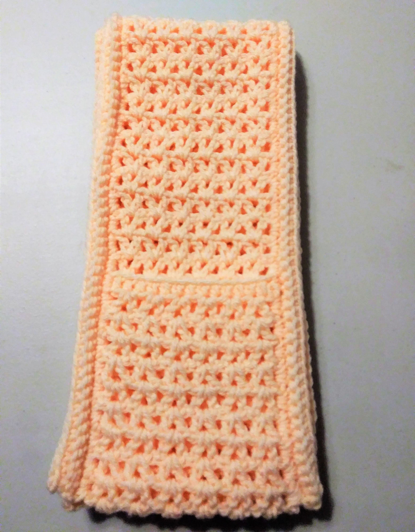 Pocket Scarf Peach Scarf Warm Scarf Ladies Scarf Scarf - Etsy