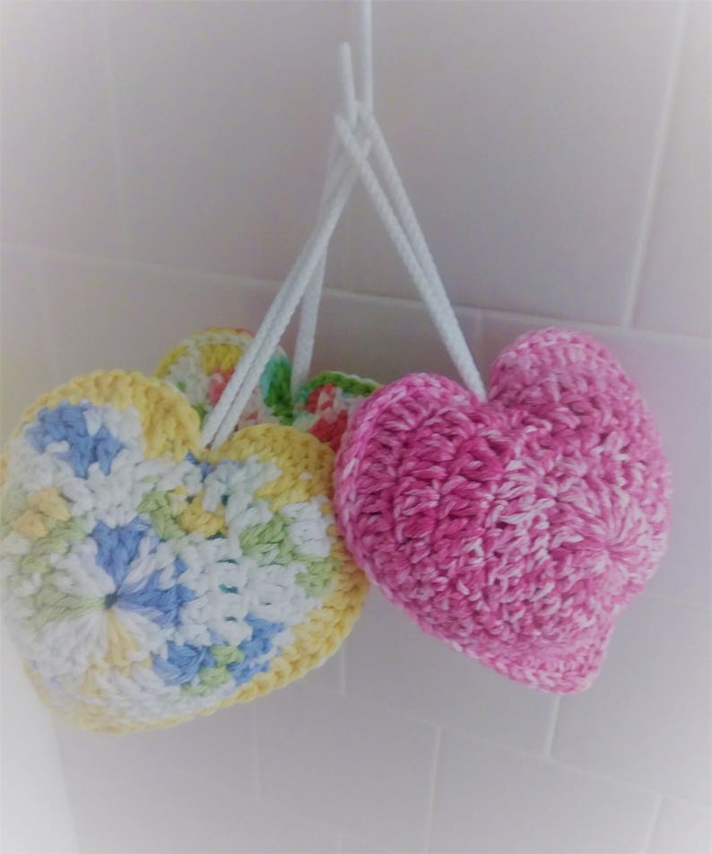 Scrubby Shower Sponge Buff Puff Cotton Washcloth Spa | Etsy