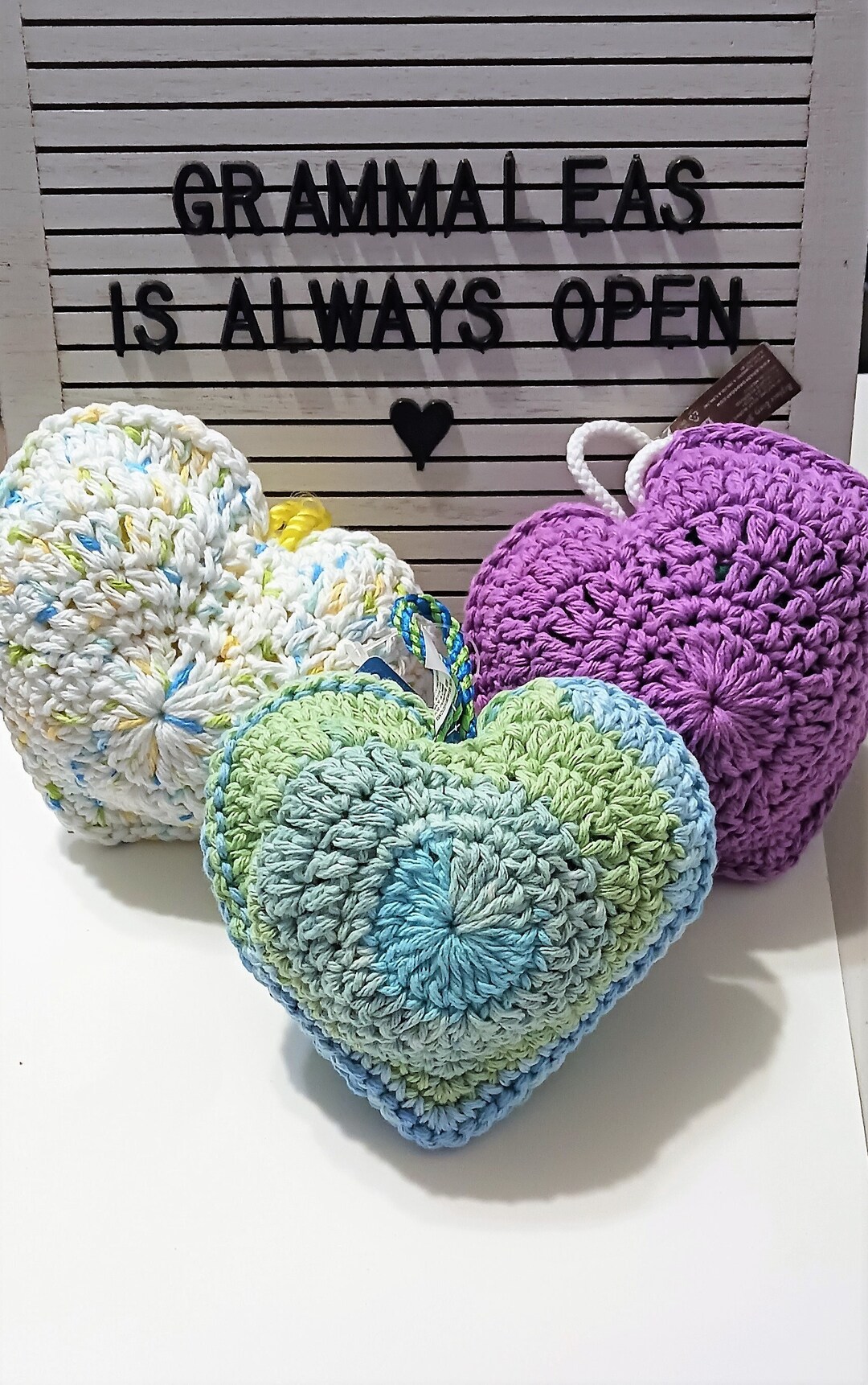 Scrubby Shower Sponge Buff Puff Cotton Washcloth Spa - Etsy