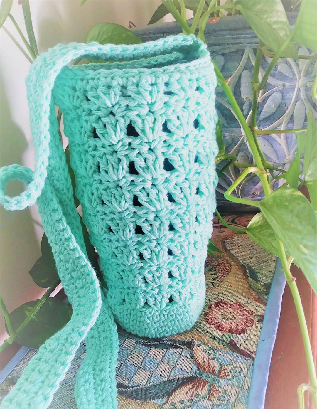 Large Water Bottle Holder, Hiking Sling, Bottle Holder With Strap, Over ...