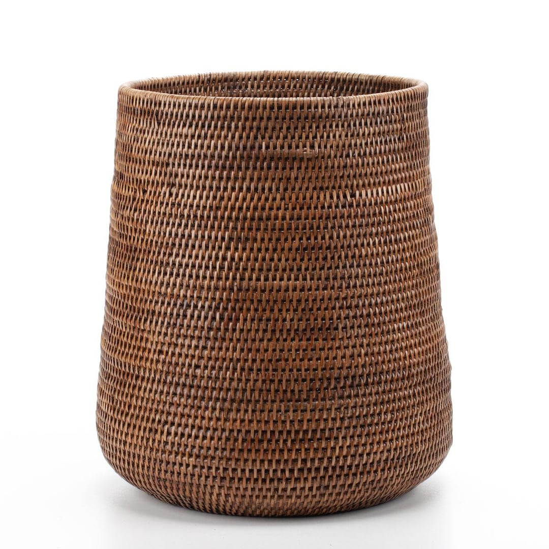 Large Handwoven Rattan Planter Basket Boho Indoor Plant Pot 14" X 16 ...