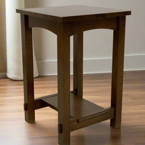 Craftsman Mission Quarter Sawn Oak End Table - Etsy