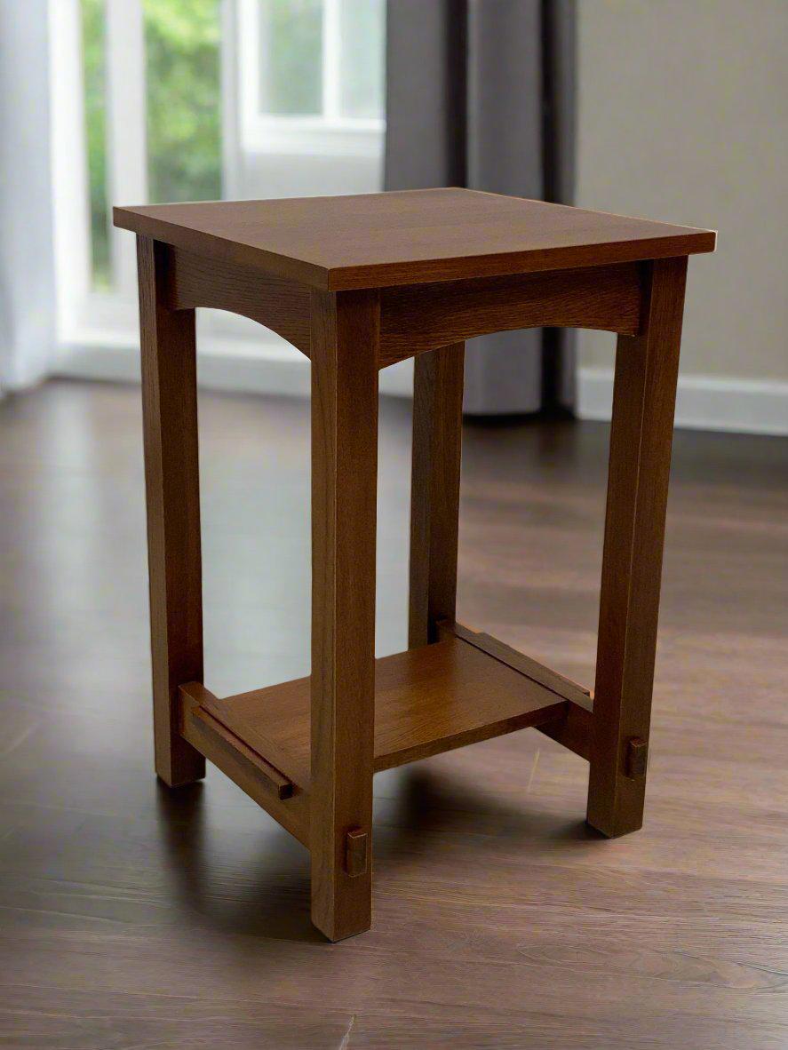 Craftsman Mission Quarter Sawn Oak End Table - Etsy