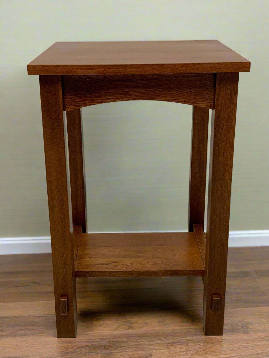 Craftsman Mission Quarter Sawn Oak End Table - Etsy