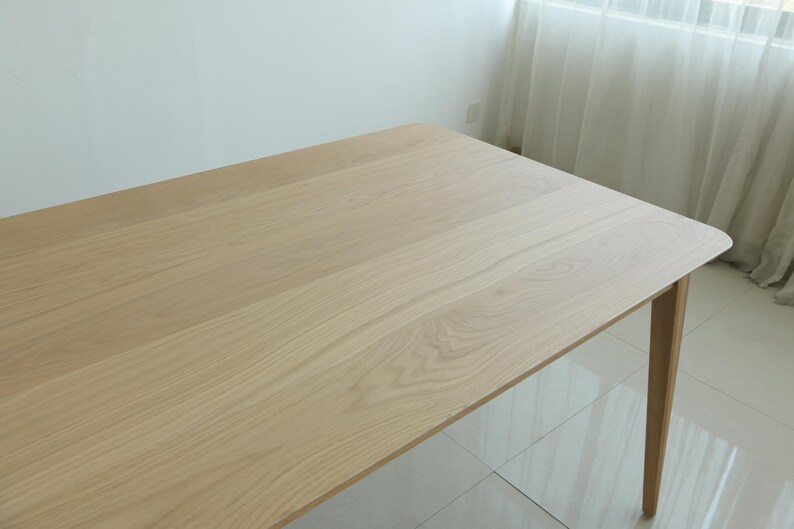 Mid Century Modern Oak Dining Table Set - Etsy