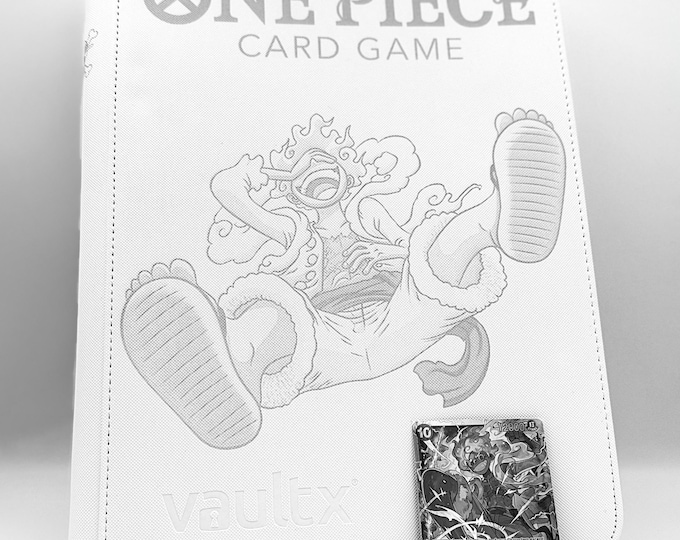 One Piece Gear 5 Luffy - "white Edition" 9-pocket Vault X Binder - Etsy