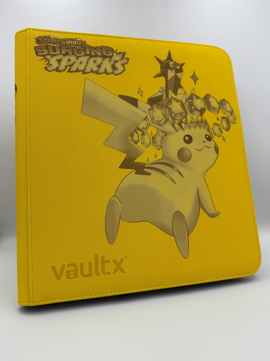Pokemon S&V Surging Sparks - "sunshine Yellow" 12-pocket Vault X Binder ...