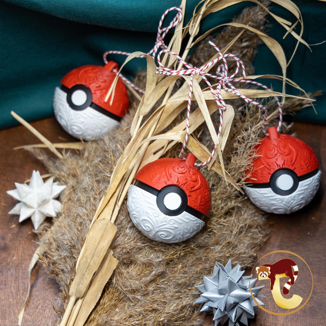 Pokemon Pokéball Christmas / Easter Ornament – Geeky Holiday Decor - Etsy