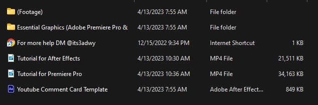 Youtube Comment Animation Template - Etsy