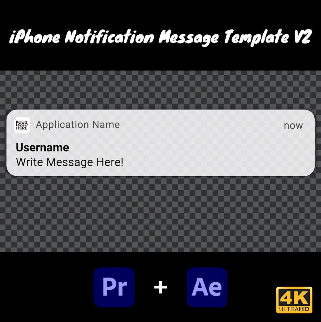 IPhone Notification Animation V2 - Etsy