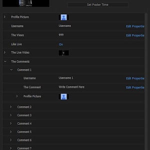 Instagram Live UI Overlay Animation Template - Etsy