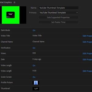 Youtube Thumbnail Animation Template | Dark & Light Mode - Etsy