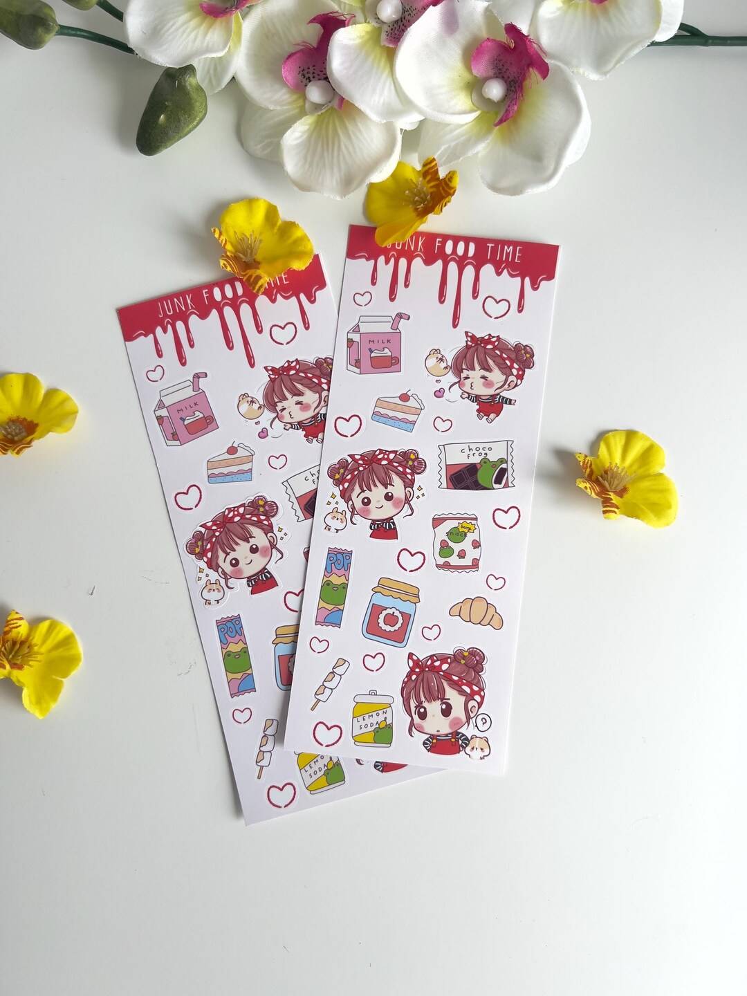 Sticker Sheets- Junk Food Time Edition - Etsy