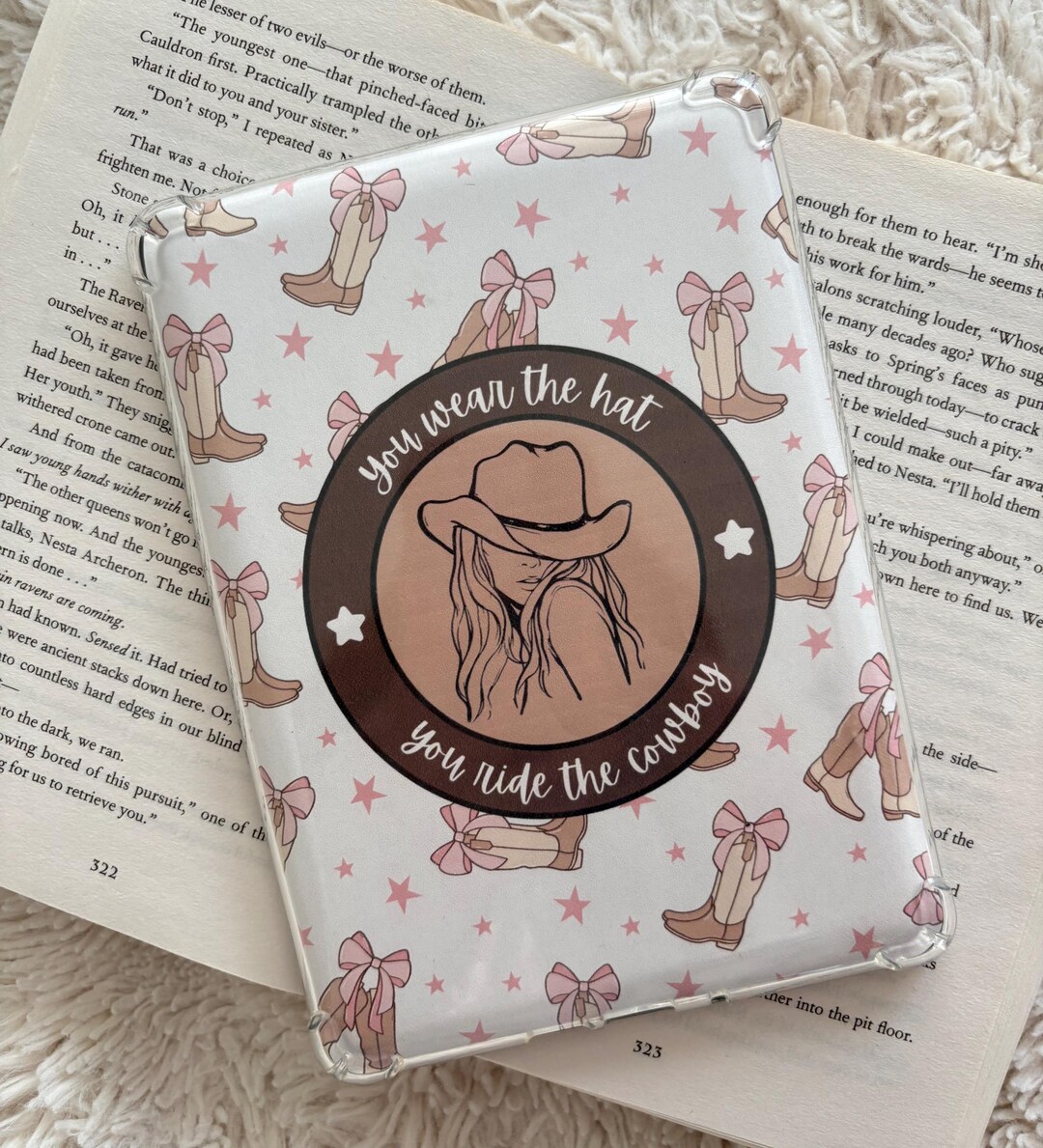 Cowboy Hat Kindle Insert – Pink Boots Ranch Theme (printable) - Etsy