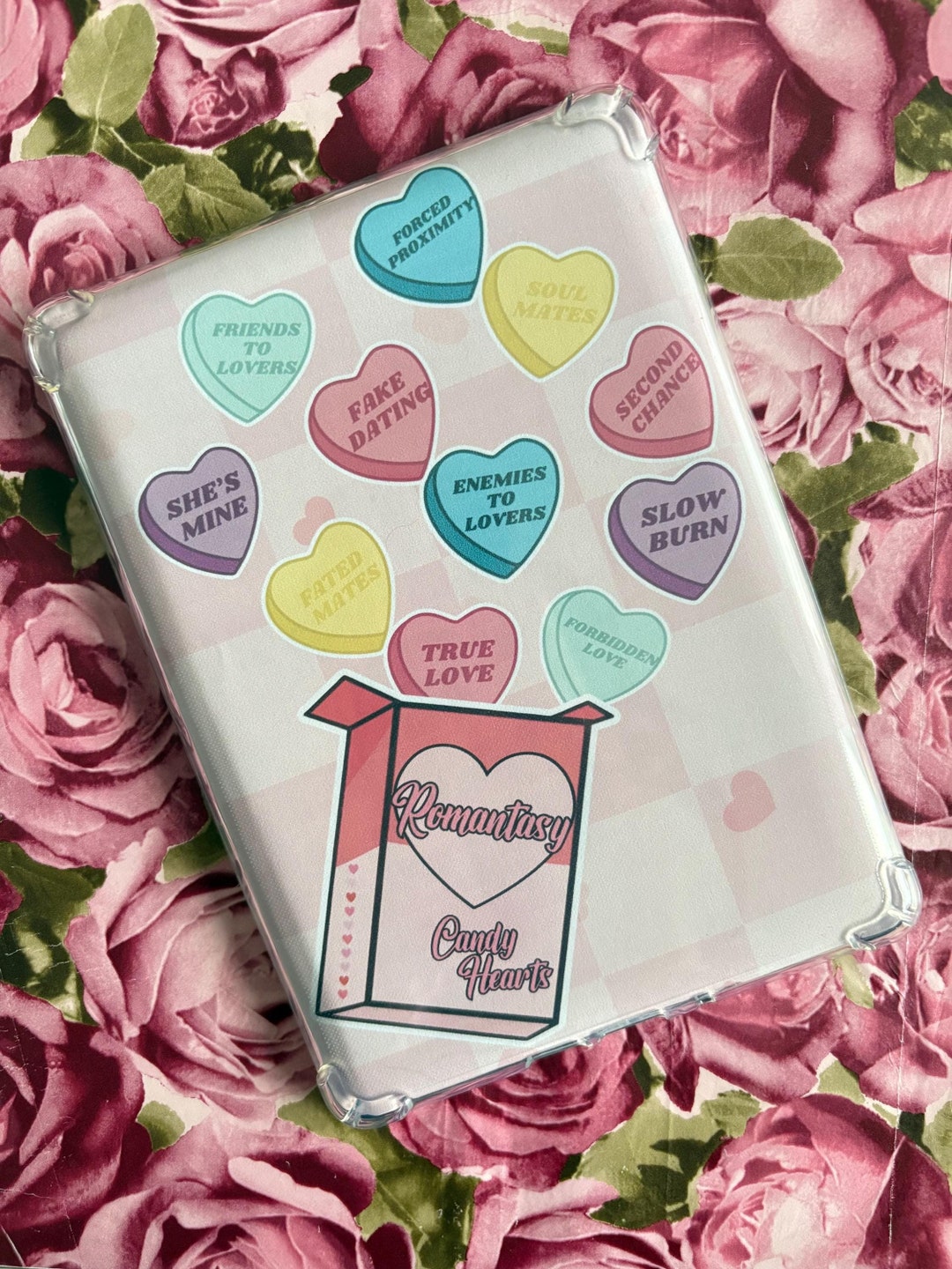 VALENTINE Candy Heart PRINTABLE Insert -bookish Gift/valentines Gift - Basic KINDLE, Paperwhite ...